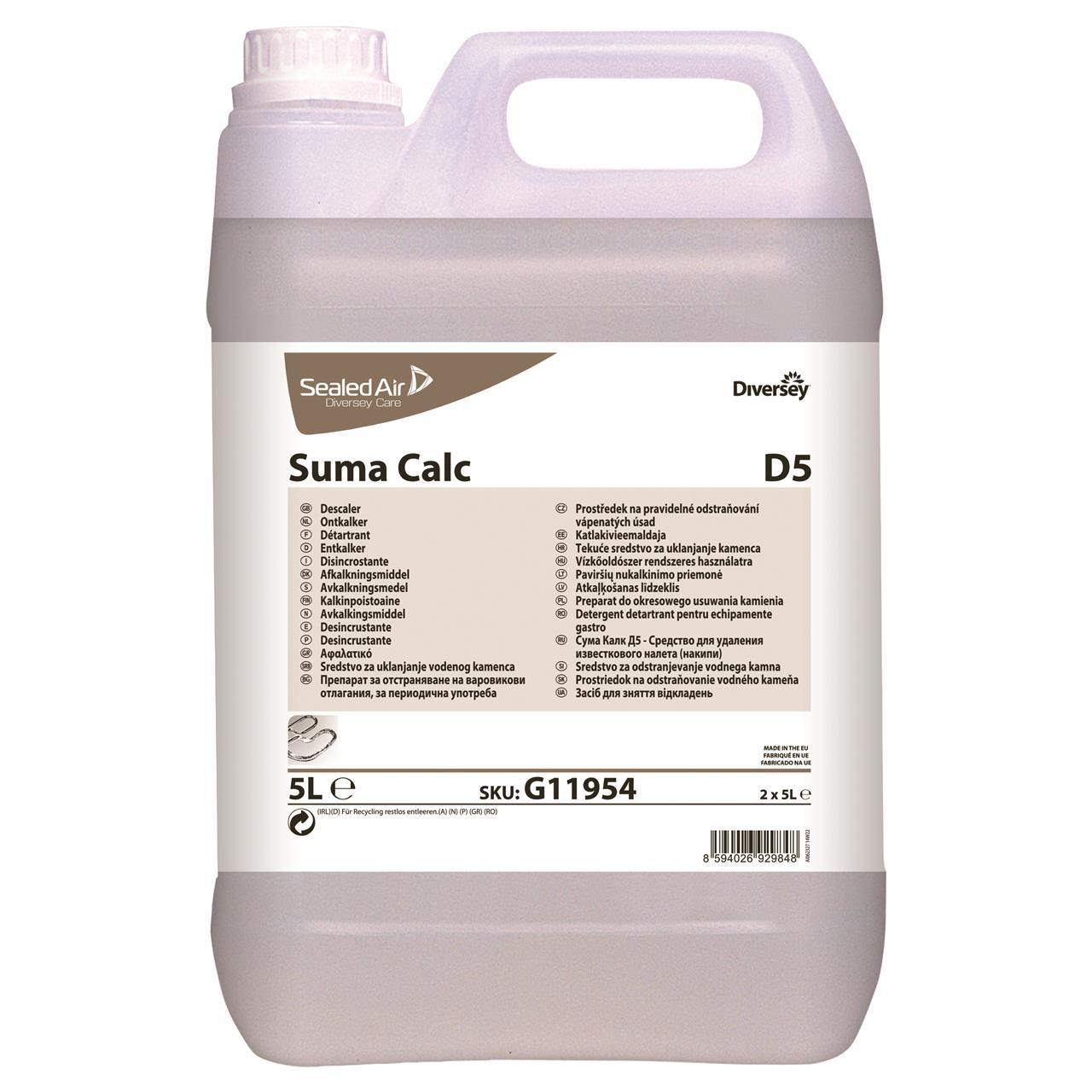 BOTE 5 L DESINCRUSTANTE SUMA CALC D5 WE G11954 - Grupo Jumadi